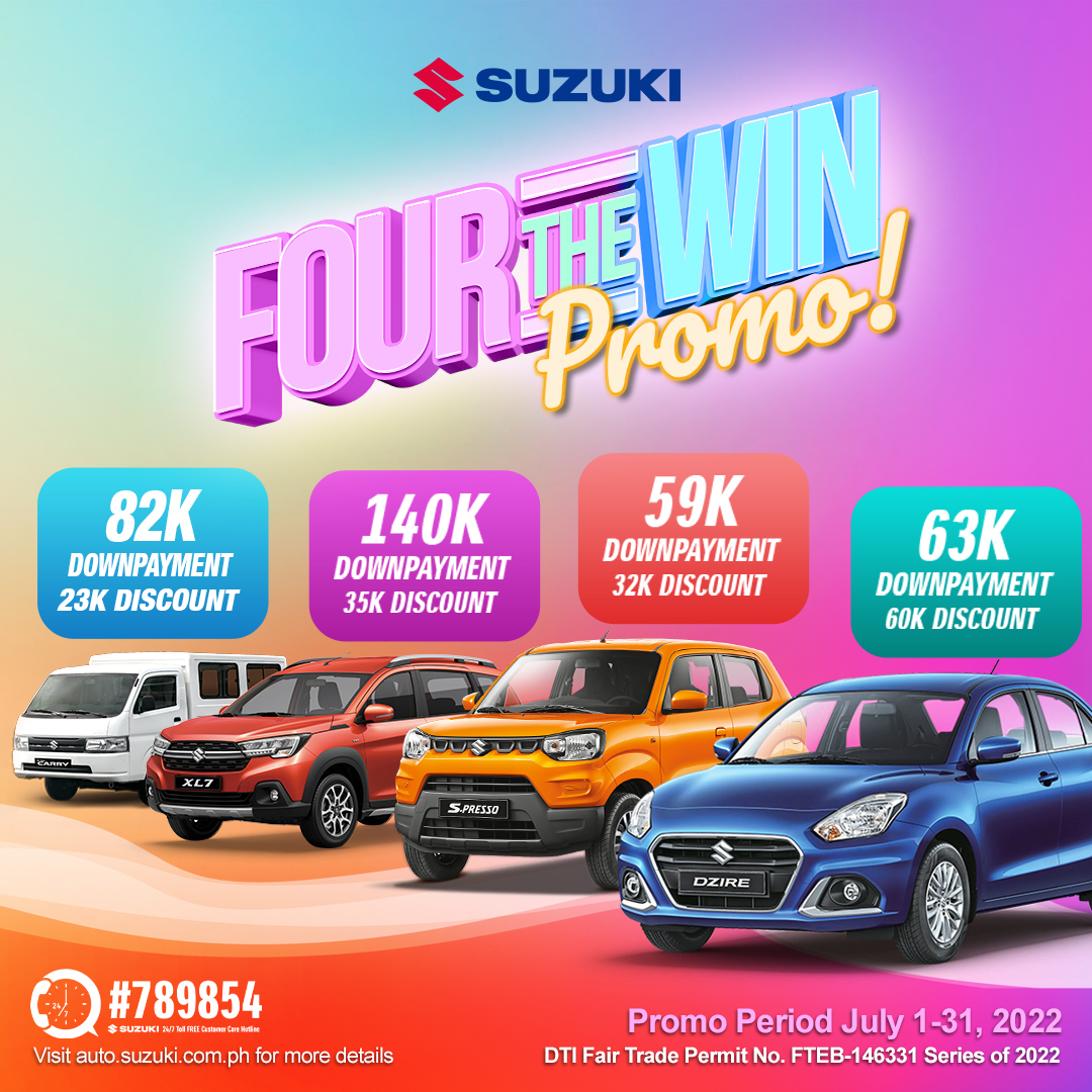 SuzukiPH brings back "Four the Win Promo"