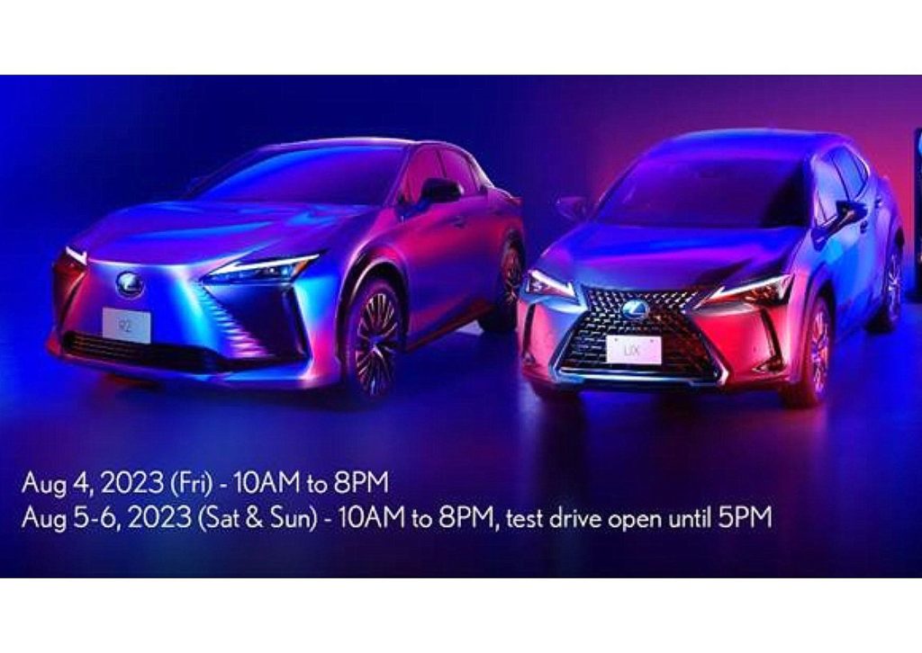 The Lexus Electrified Roadshow happens on Aug 4-6 at BGC