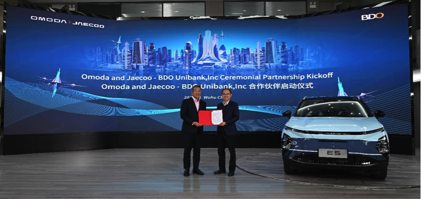 OMODA and JAECOO PH commences partnership with BDO prior to Philippine ...