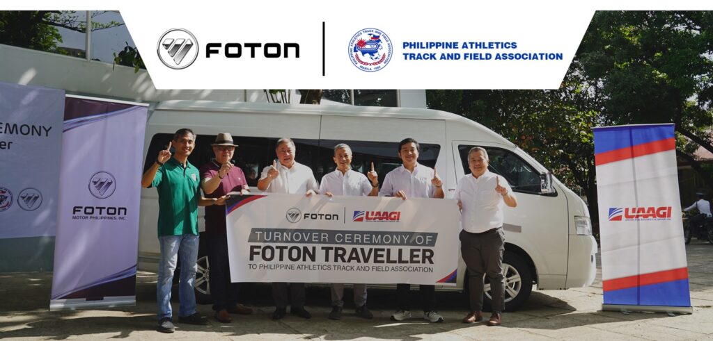 FOTON Philippines donates Traveller van to PATAFA
