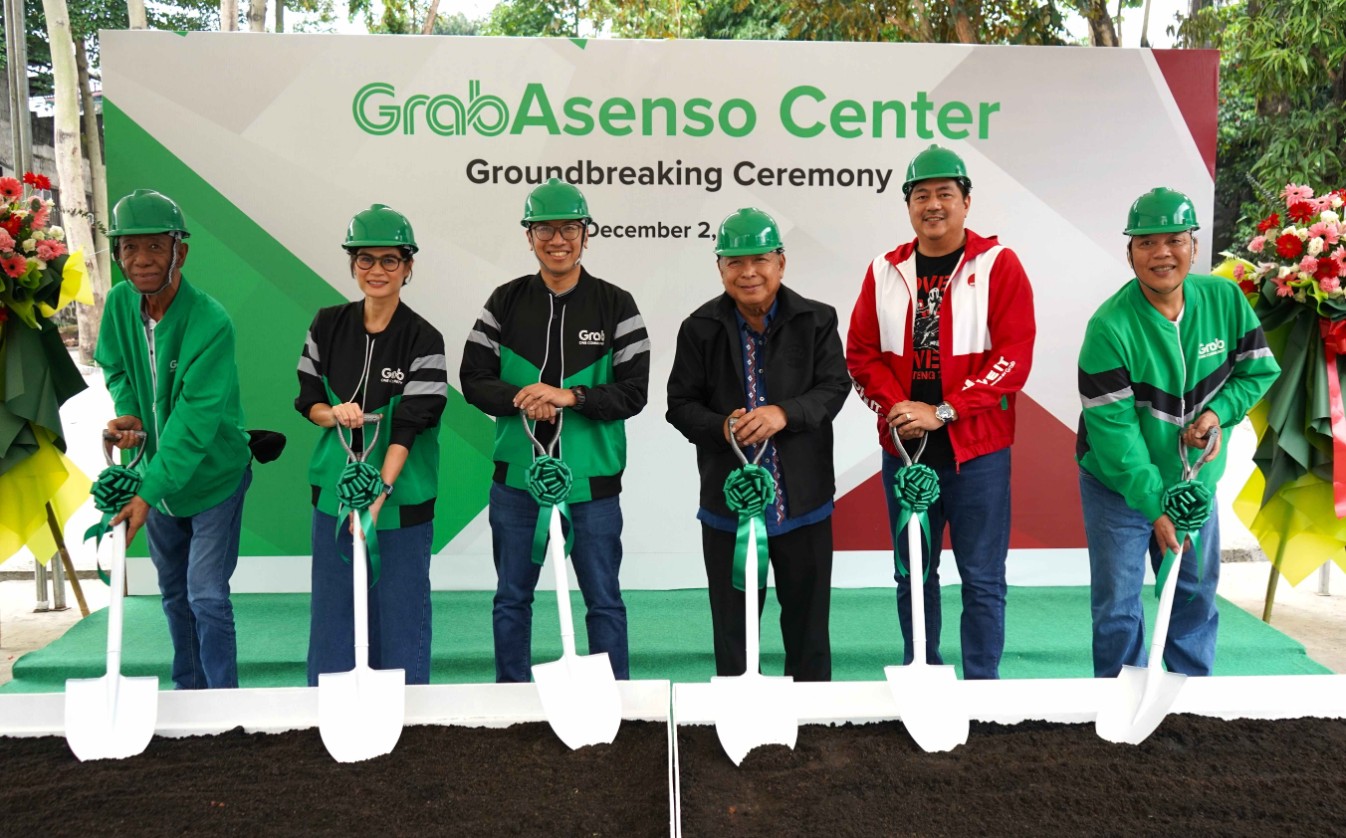GrabPH breaks ground for new livelihood center