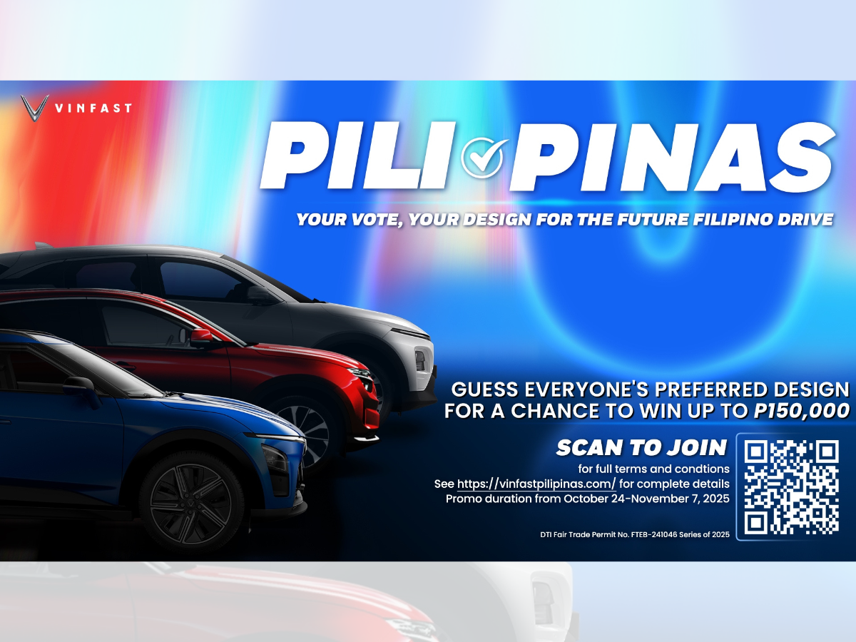 VinFast launches PiliPinas to find the best VinFast EV design