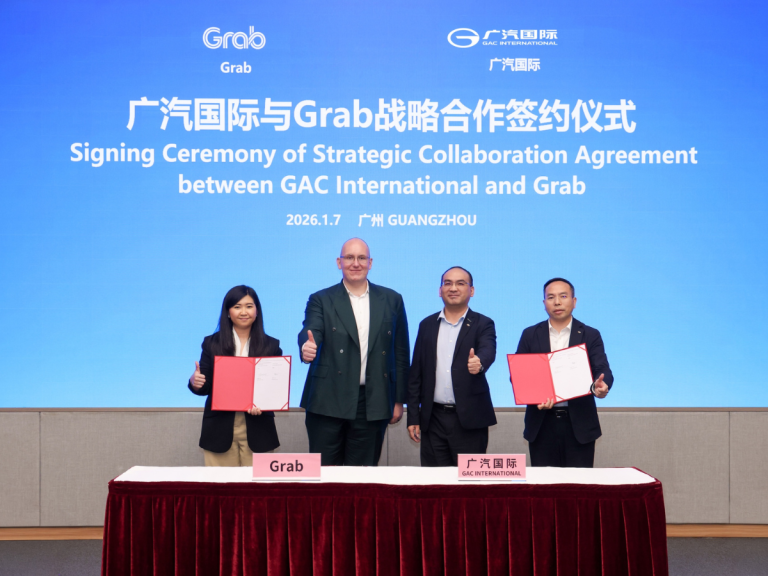 Grab, GAC team up to deploy EV fleet in Southeast Asia