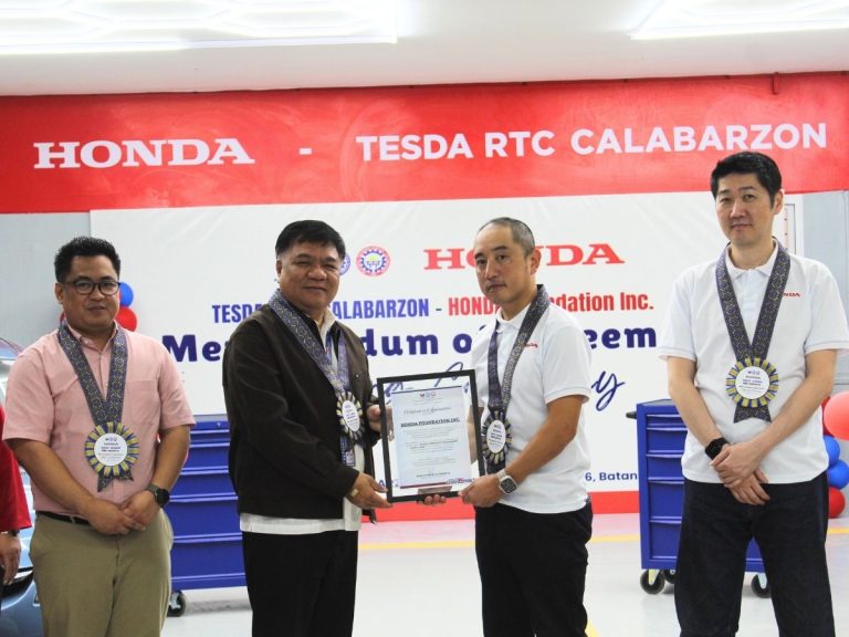 Honda Foundation opens second TESDA training facility
